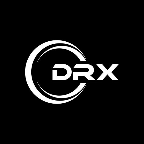 Drx Letter Logo Design In Illustration Vector Logo Calligraphy