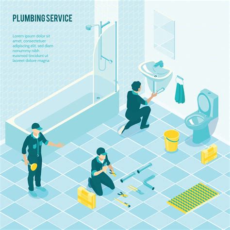 Plumbing Service Team Illustration Vector Illustration 2944262 Vector Art At Vecteezy