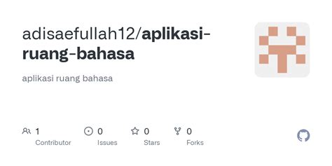 GitHub Adisaefullah Aplikasi Ruang Bahasa Aplikasi Ruang Bahasa