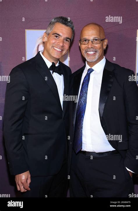 Los Angeles California Usa 22nd September 2023 Cash Warren And Father Michael Warren