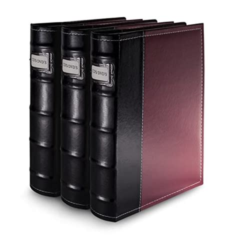 Bellagio Italia Dvd Storage Binder 3 Pack Burgundy中古品の通販はau Pay