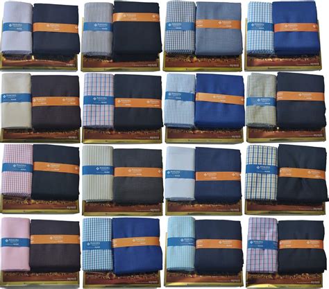 Buy Raymond Fabrics Makers Mens Combo Of Unstitched Poly Cotton Shirt