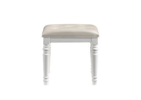 Valentino Vanity Table Stool White