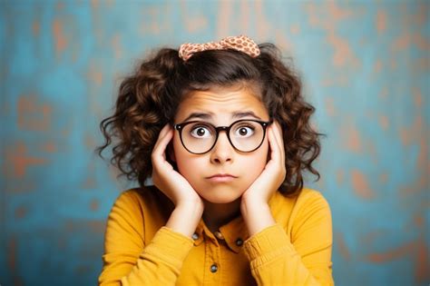 Premium Photo Thinking Young Female Teacher Holding And Looking At