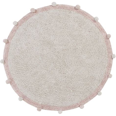 Lorena Canals Bubbly Natural Vintage Nude Washable Area Rug Free