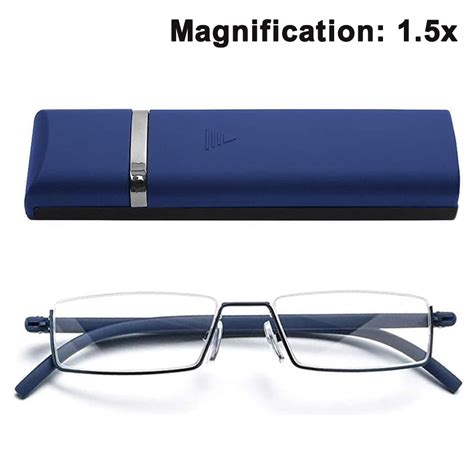 Clear Glasses Half Frame Reading Glasses For Men And Women Lightweight