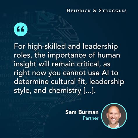 Sam Burman On Linkedin ‘ai Cannot Determine Cultural Fit Leadership