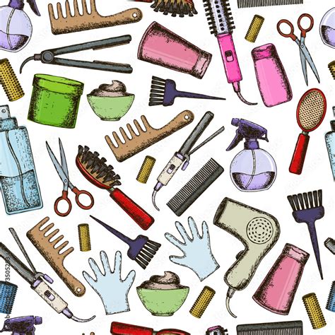 Hair Tools Background