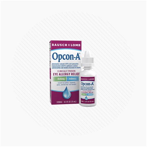 Bausch And Lomb Opcon A Eye Drops For Allergy Relief 15ml