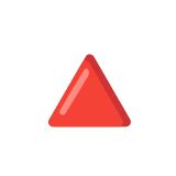Red Triangle Pointed Up🔺 Emoji Meaning Copy And Paste Emoji Palette