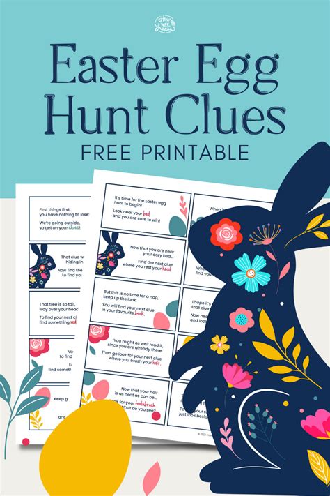Easter Egg Hunt Clue Sheet