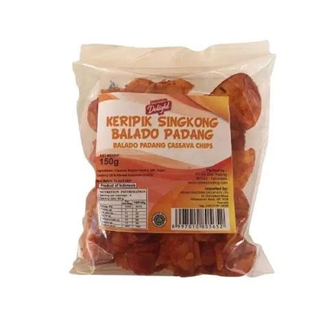 Indonesia Chilli Cassava Chips Gluten Free Snacks Snack Affair