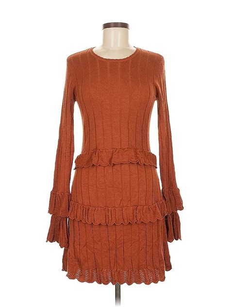 Rachel Parcell Brown Casual Dress Size M 67 Off Thredup