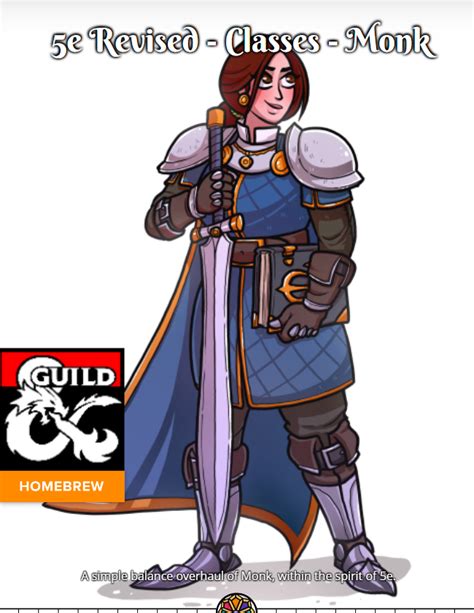 5e Revised Classes Monk Dungeon Masters Guild Dungeon Masters Guild