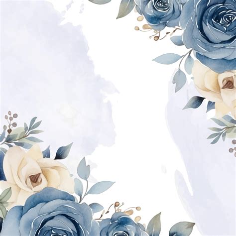 Premium Vector Blue And White Elegant Watercolor Background With