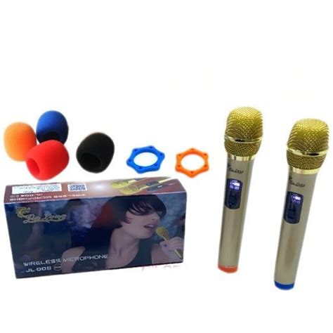Jual Mic Microphone Wireless Jinlong Jl 008 Tanpa Kabel Shopee Indonesia