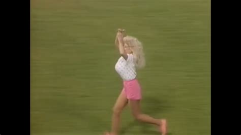 Morganna The Kissing Bandit Plants One On Cal Ripken Jr As He Steps To