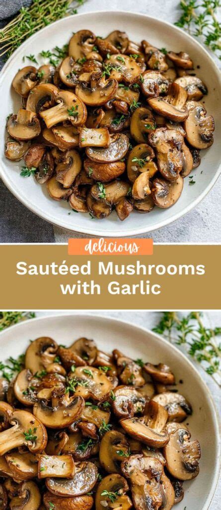 Sautéed Mushrooms With Garlic