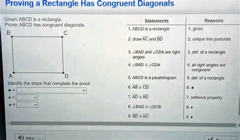 Rectangle Diagonals Are Congruent