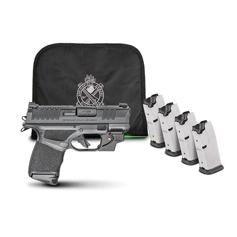 Springfield Armory Hellcat 9mm Green Laser Pistol Package