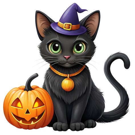 Halloween Black Cat Clipart Spooky Cat Graphics For Festive Designs