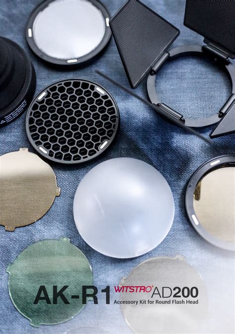 Godox Ak R1 S R1 Barn Door Snoot Color Filter Reflector Honeycomb
