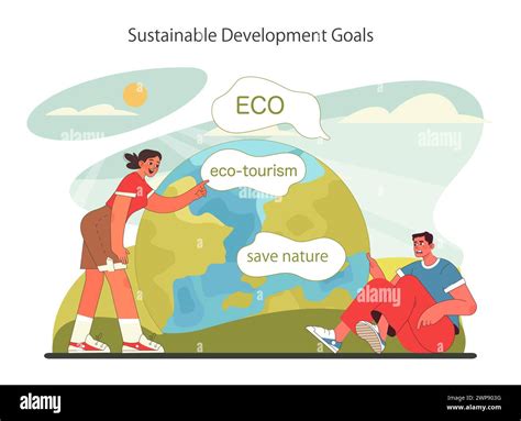 Ecotourism Development Stock Vector Images Alamy