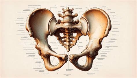 A Drawing Of A Human Skeleton With The Bones Labeled With The Word Bones Premium Ai Generated