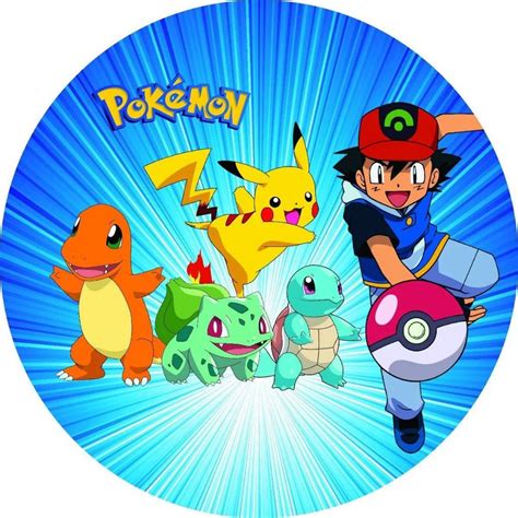 Painel Redondo Tecido Sublimado 3d Pokémon Frd 1015 Artofit