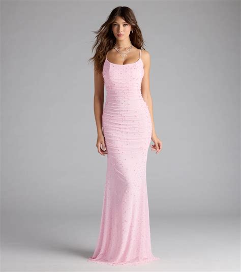 Pink Mermaid Prom Dresses And Windsor