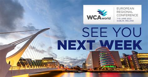 All Partners Attending The Wca European Regional Conference In Dublin Make Sure You Say Hello