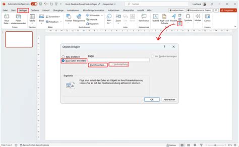 Excel Tabelle In Powerpoint Einfügen Verknüpfen Und Animieren