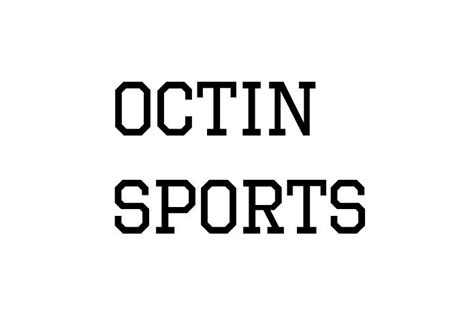 Octin Sports Font Free Font Download