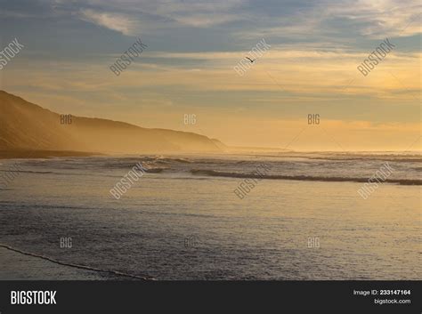 Sunset Sky Golden Image And Photo Free Trial Bigstock