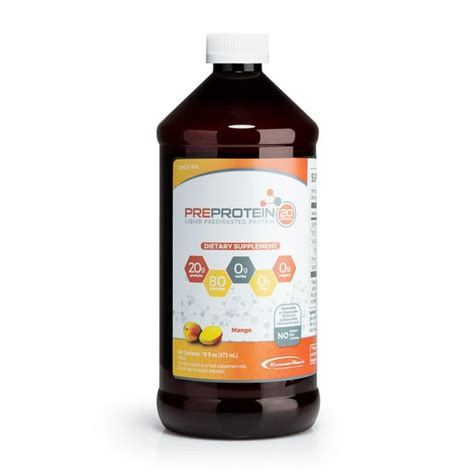 Pre Protein® 20 Liquid Predigested Protein 16oz Bottle Mango