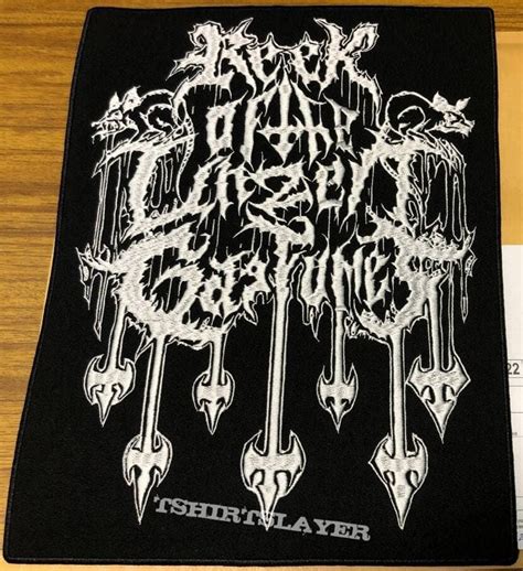 Reek Of The Unzen Gas Fumes Custom Embroidered Back Patch Tshirtslayer Tshirt And