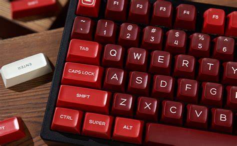 Sumgsn 160 Keys Sa Profile Keycaps Doubleshot Red Keycap