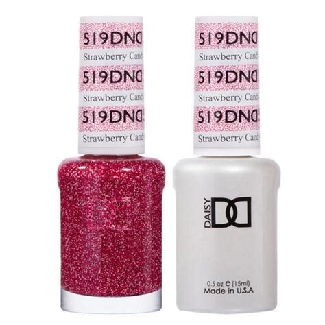 Dnd Gel And Lacquer Strawberry Candy 519 Pink Gel And Lacquer Polish Dnd Duo519 Beyond