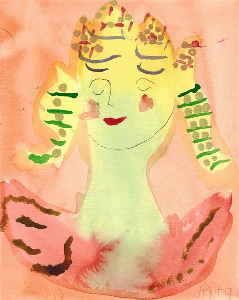 Bali Dancer Portrait By Rita In Watercolor Art