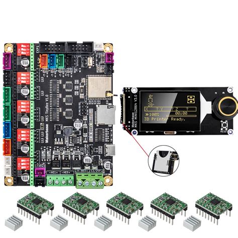 tx เมนบอร์ดควบคุมเครื่องพิมพ์ 3d mks tinybee esp32 fit mini12864 3d