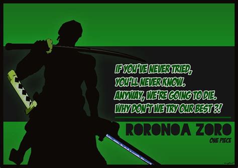 Roronoa Zoro I Will Never Lose Again Zoro Quotes Wallpaper Zoro