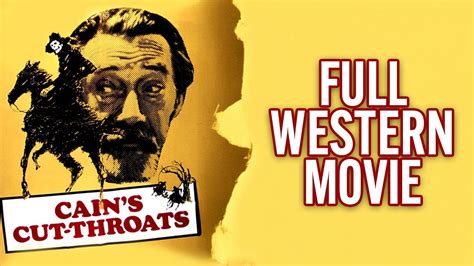 Full Western Movie Cains Cut Throats 1970 Youtube