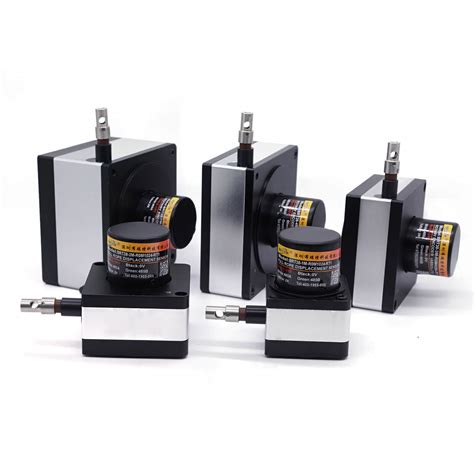 Rs422 Modbus Rtu Linear Draw Wire And Cable Displacement Sensor