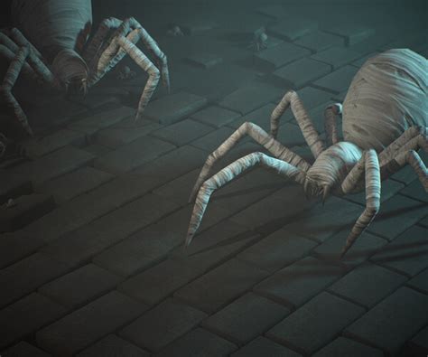 Artstation Spider Mummy Game Assets