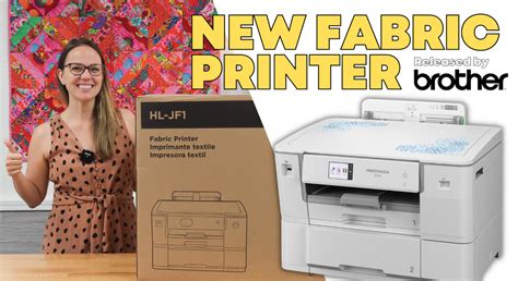Brand New Brother Printmoda Fabric Printer Un Boxing The Sewing