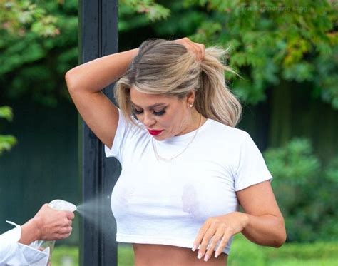 Hot Hotter Hottest Celebrities Bianca Gascoigne In A Wet T Shirt