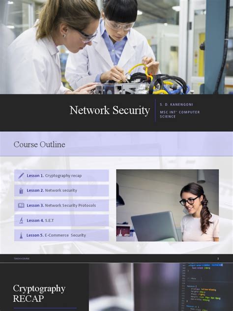 Network Security And Ecommerce Pdf Transport Layer Security Cryptography