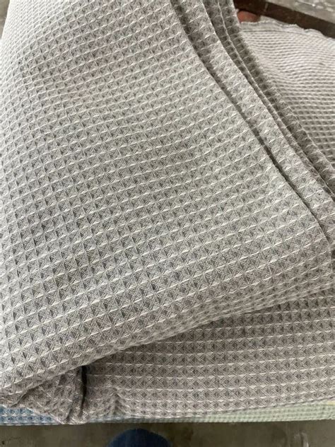 Waffle Honeycomb Solid Cotton Fabric 100 Multicolour At Rs 240meter