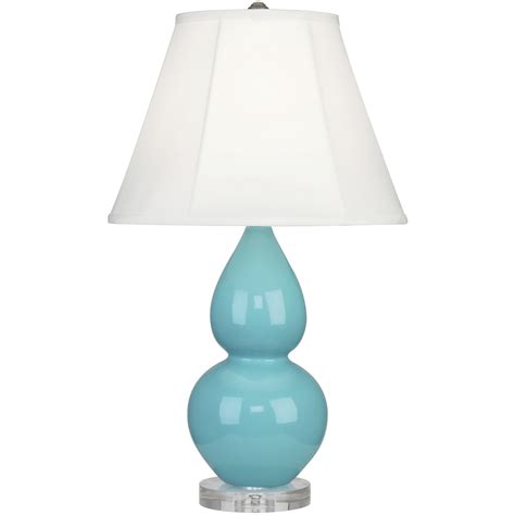 Robert Abbey A761 Small Double Gourd 22 Inch 150 Watt Egg Blue Accent