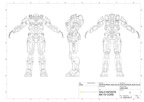 Mjolnir Armor Blueprints